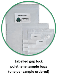Asbestos testing kit with RPE and PPE • Asbestos Kits UK Ltd